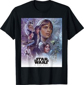 Star Wars Celebration Mural A New Hope Movie Logo T-Shirt T-Shirt