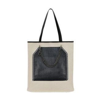 Stella McCartney Femme, Sacs, Beige, Taille: ONE Size Sac cabas à chaîne