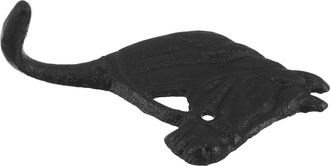 Pretyzoom Vintage Pferdekopf Wandhaken aus Gusseisen Handgefertigter Robuster Landhausstil Haken f&uuml;r Jacken H&uuml;te Schl&uuml;ssel Antik-schwarzer Dekorativer Wandhalte