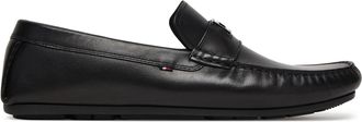 Tommy Hilfiger Mokassins Tommy Hilfiger Hardware Hilfiger Driver Shoe FM0FM05838 Schwarz