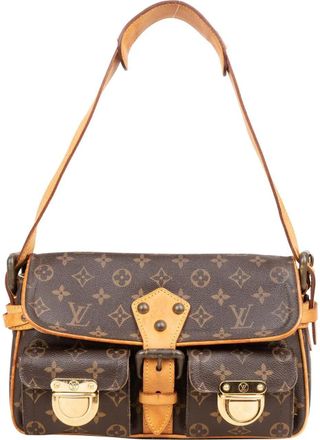 Louis Vuitton Crossbody Bags - Louis Vuitton Canvas Monogram Hudson PM Shoulder B - Gr. unisize - in Braun - f&uuml;r Damen