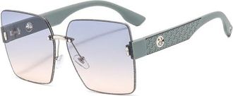 Generic Lunettes de soleil surdimensionnées à large monture pour femme, verre résistant aux UV, C5, taille unique 2026