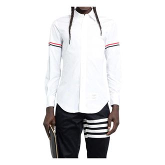 Thom Browne Herren, Shirts, Weiß, SGröße