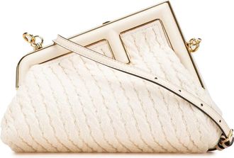 Fendi Hobo Bags - Small Knit Fendi First Crossbody - Gr. unisize - in Braun - für Damen