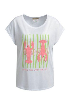 Smith & Soul Rundhalsshirt mit &uuml;berschnittener Schulter