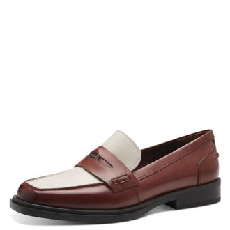 Tamaris Damen Slipper Leder; Cognac Combined/braun; 37