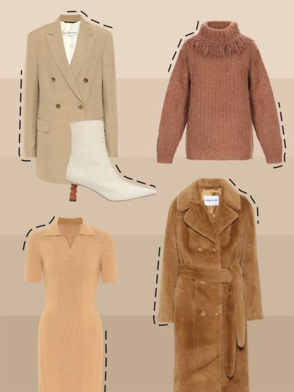 Le beige règne sur la garde-robe automne-hiver 2020-2021