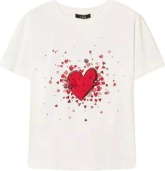 Twinset Femme, Tops, Blanc, Taille: 36 FR Actitude T-shirt