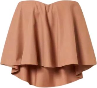 Twinset Femme, Tops, Beige, Taille: 42 FR Wool Blend Bustier Top