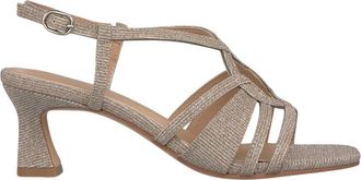 Alma En Pena Alma EN Pena, Femme, Chaussures, Jaune, Taille: 39 EU Sandale &agrave; demi-talon avec brides entrecrois&eacute;es