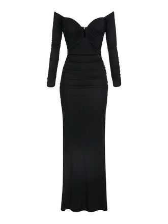 Elisabetta Franchi Robe Au Genou - Noir