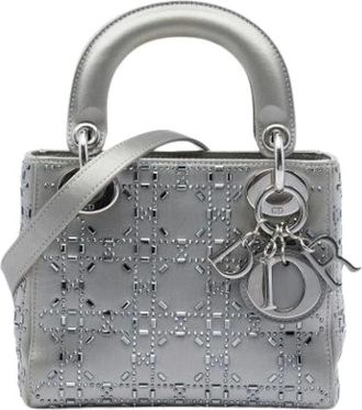 Dior Pre-owned Lady Dior - Femme - Pre-owned - Gris - Taille: ONE Size