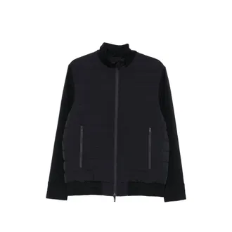 Emporio Armani Quilted Panel-sleeve Jacket