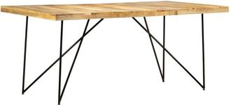 vidaXL Esstisch 180&times;90&times;76 cm Mango Massivholz Vidaxl