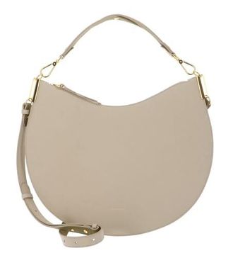 Coccinelle Cuir sac &agrave; &eacute;paule bandouli&egrave;re Sunup Handbag Double Grainy Leather Sandshell/Seagrass beige