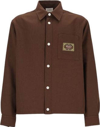 Dr&ocirc;le de Monsieur Hemd mit Gummizug - - Shirts - Herren - Braun - L