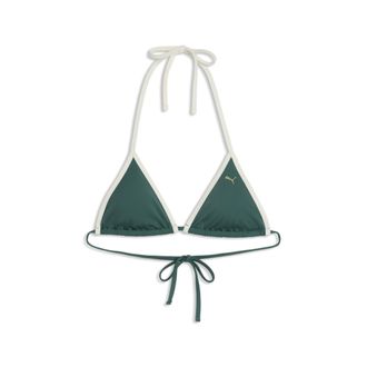 Puma Swim Triangle Bikini-Oberteil Damen, Accessoires, Gr&uuml;n, XL