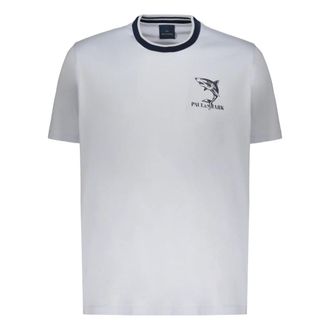 Paul & Shark Crew Neck T-Shirt - - Tops - Herren - Blau - L