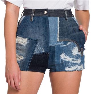 Dolce & Gabbana Patchwork Denim Shorts Size L