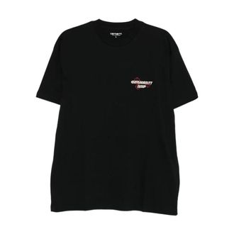 Carhartt Work in Progress Homme, Tops, Noir, Taille: S Graphic T-Shirt