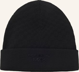 HUGO BOSS Strickm&uuml;tze Pasha schwarz