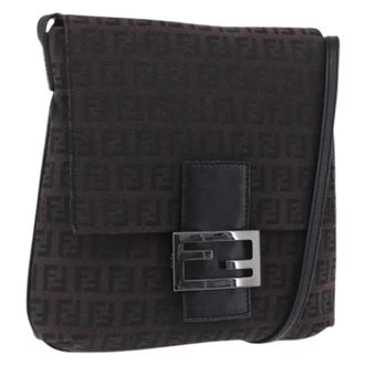 Fendi Pre-owned Zucchino Canvas Shoulder Bag - - Pre-owned - Damen - Braun - ONE SIZE