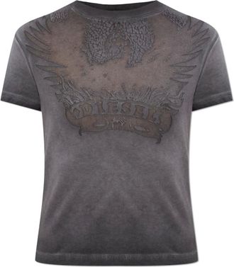 Diesel Femme, Tops, Gris, Taille: 40 FR T-Ila-Aa7