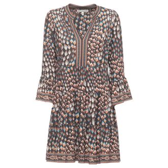 Hale Bob Femme, Robes, Multicolore, Taille: 42 FR Geometric V-neck Short Dress