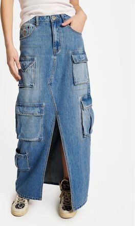 One Teaspoon Jeansrock 90s 26248 Blau Regular Fit