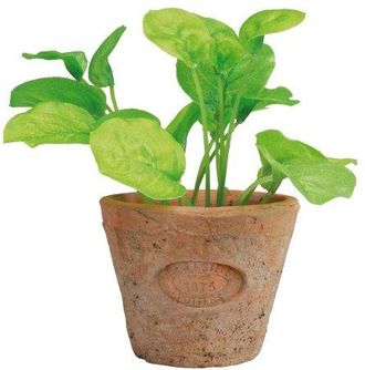 Esschert Design Artificial Herb Plant, Basil, Small