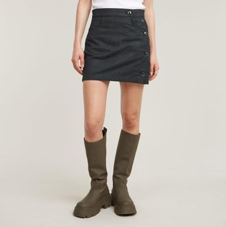 G-Star Holiday Button Through Skirt - Mehrfarbig - Damen