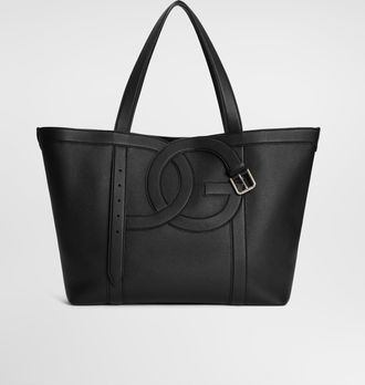 Dolce & Gabbana Dg Belt Calfskin Shopping Bag - Mann Shopper Schwarz Onesize