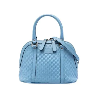 Gucci Sac D&ocirc;me Pre-owned - Femme - Pre-owned - Bleu - Taille: ONE Size