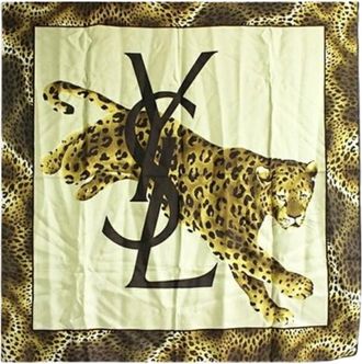 Saint Laurent Pre-owned Silk Scarf - Femme - Pre-owned - Multicolore - Taille: ONE Size