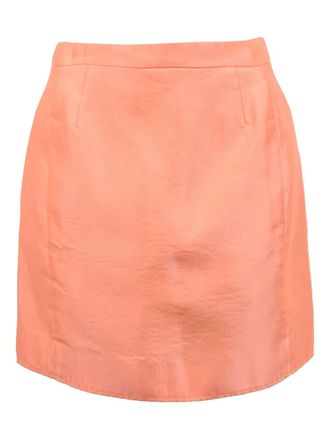 Balenciaga Minirock in A-Linie - Orange