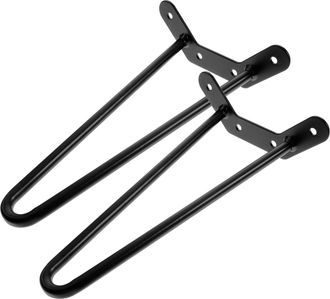 PartyKindom 2stücke Möbel Bein Haarnadelbeine Höhe Couchtischbeine Für Tisch Stuhlbeinersatz Ersatztischbeine Aus Eisen