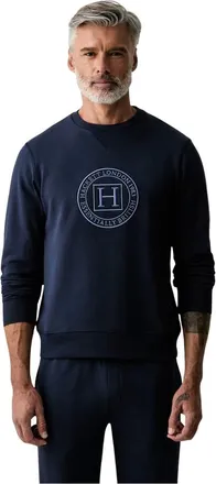 Hackett Homme, Sweatshirts et sweats &agrave; capuche, Bleu, Taille: M SweaT-shirt Classique