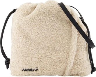 Marni Hobo Bags - Crossbody - Synthetic - White - Gr. unisize - in Beige - für Damen