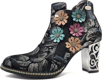 Laura Vita Bottines Femme Ledao 723, Pointure:40 EU, La Couleur:Bleu