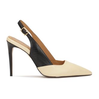 Kazar Zweifarbige Stiletto-Pumps mit offener Ferse - - Shoes - Damen - Mehrfarbig - 35 EU