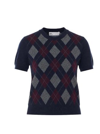 Tory Burch Pull Col Rond - Bleu