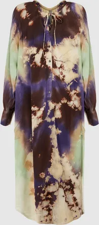Raquel Allegra Robe Poet Cosmic Violet