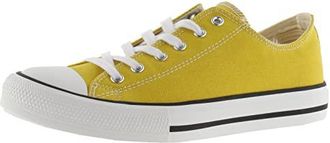 Victoria Basket Basse Unisexe Tribu Toile & Bout en Caoutchouc 106550 pour Adulte Mostaza 40