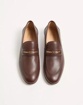 Valentino Garavani Val E26 Loafer - Burgundy