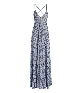 Etro Floral-Print Maxi Dress Size L