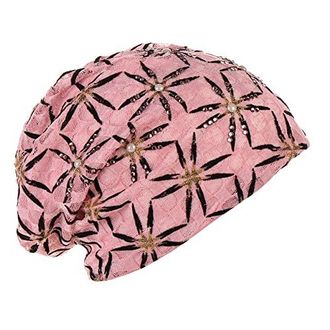 Generic Casquette tendance pour femme avec perles - Confortable - Multicolore - Taille 8, rose, Taille unique