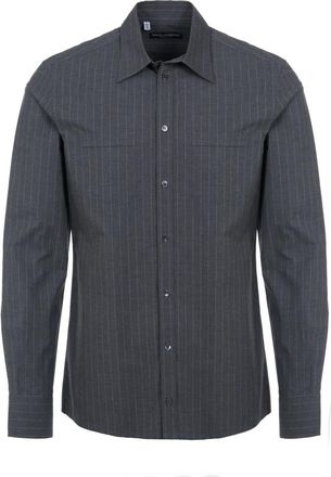 Dolce & Gabbana Langarmhemd - - Shirts - Herren - Grau - L