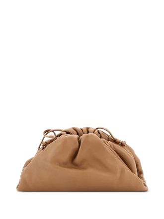 Bottega Veneta The Pouch Leather Mini crossbody bag - Braun