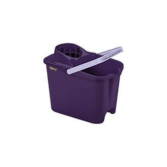 Mery | Putzk&uuml;bel mit Auswringer | 14L Kapazit&auml;t | Robustes Polypropylen | Morbido Design | 31x25,5x39 cm | Effizienter Reinigungshelfer