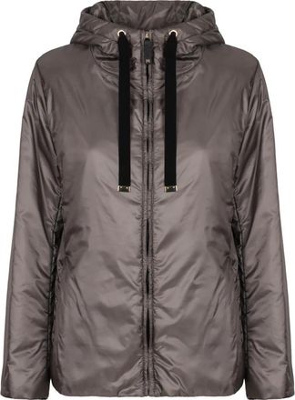 Max Mara Greenh Padded Hooded Jacket - - Jackets - Damen - Grau - XS
